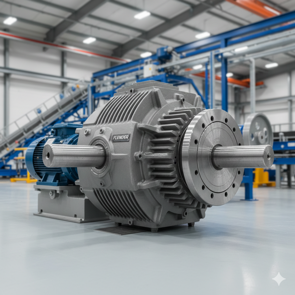 Flender Helical Industrial Gearbox Heavy Duty Power Transmission ...