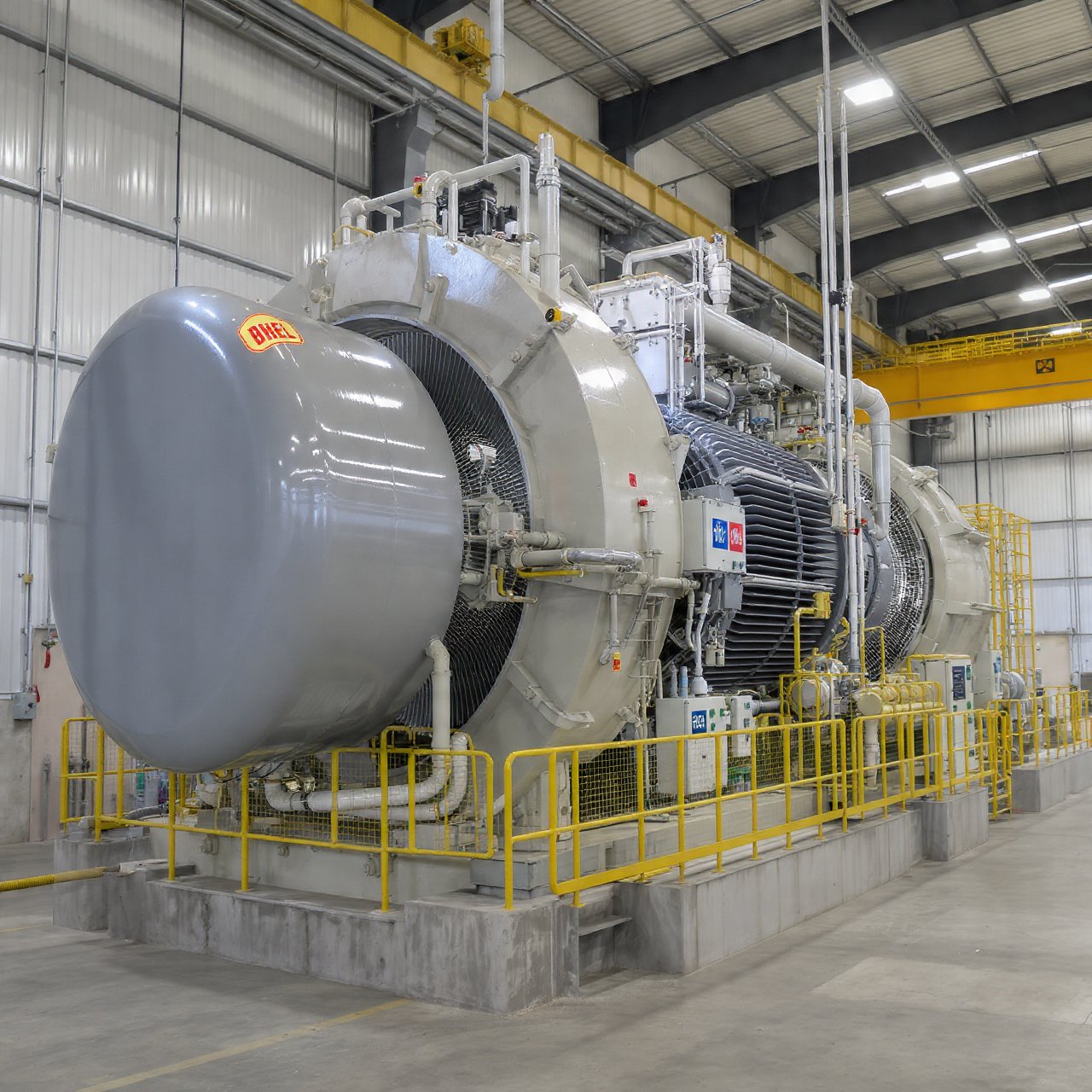 BHEL 600 MW Steam Turbine Generator – Supercritical Thermal Power Turbo ...